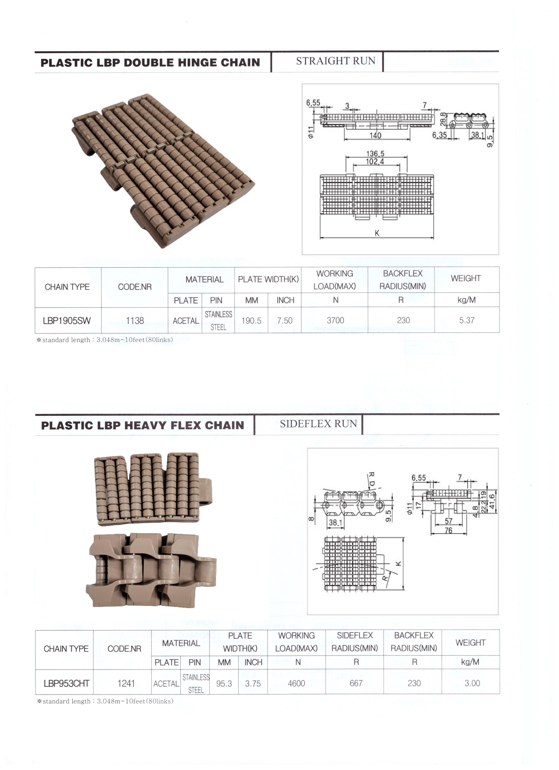 LBP CHAIN / 엘비피체인 – 정우콘베어